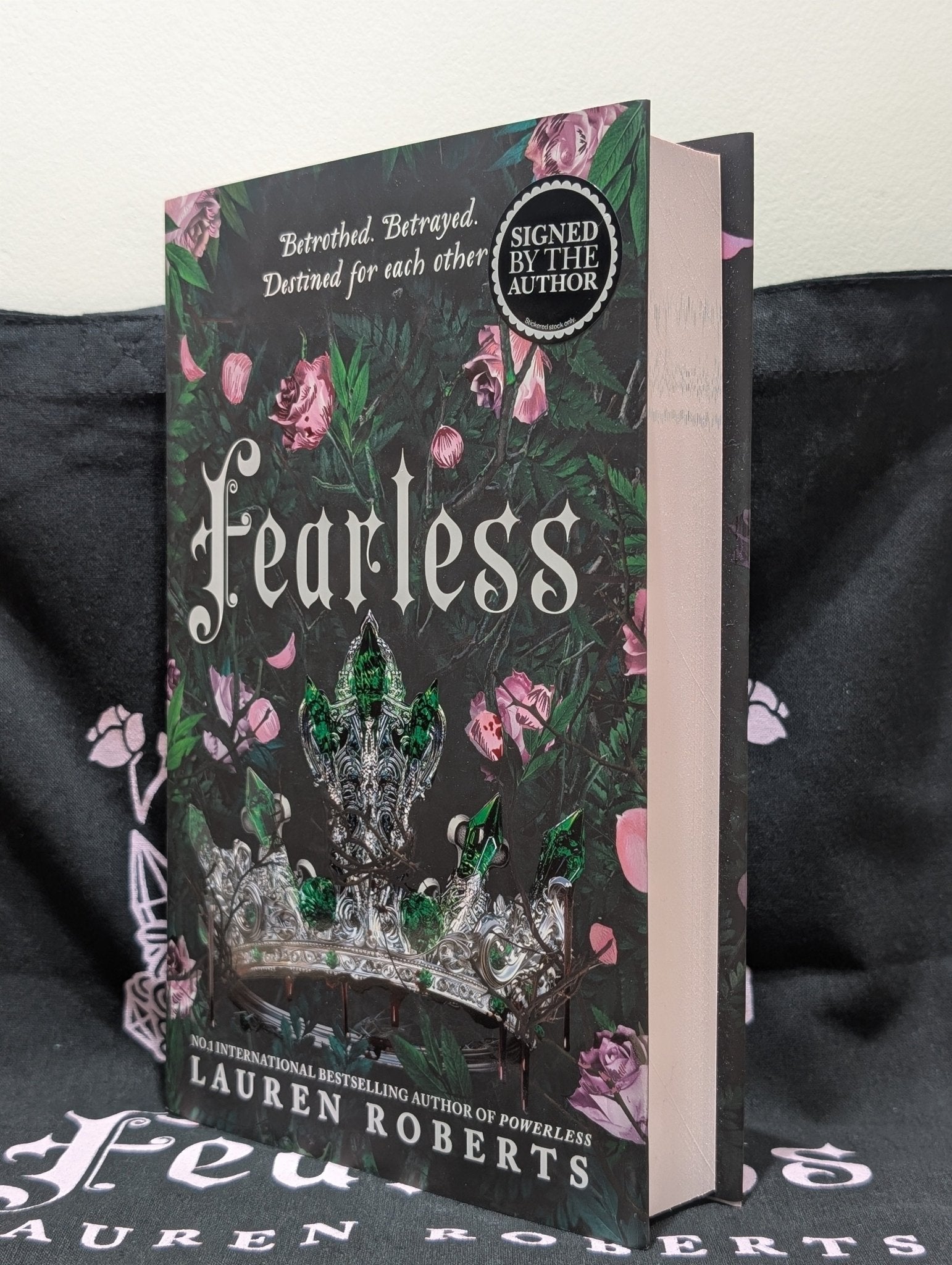 Fearless by Lauren Roberts (Signed First Edition with sprayed edges an ...