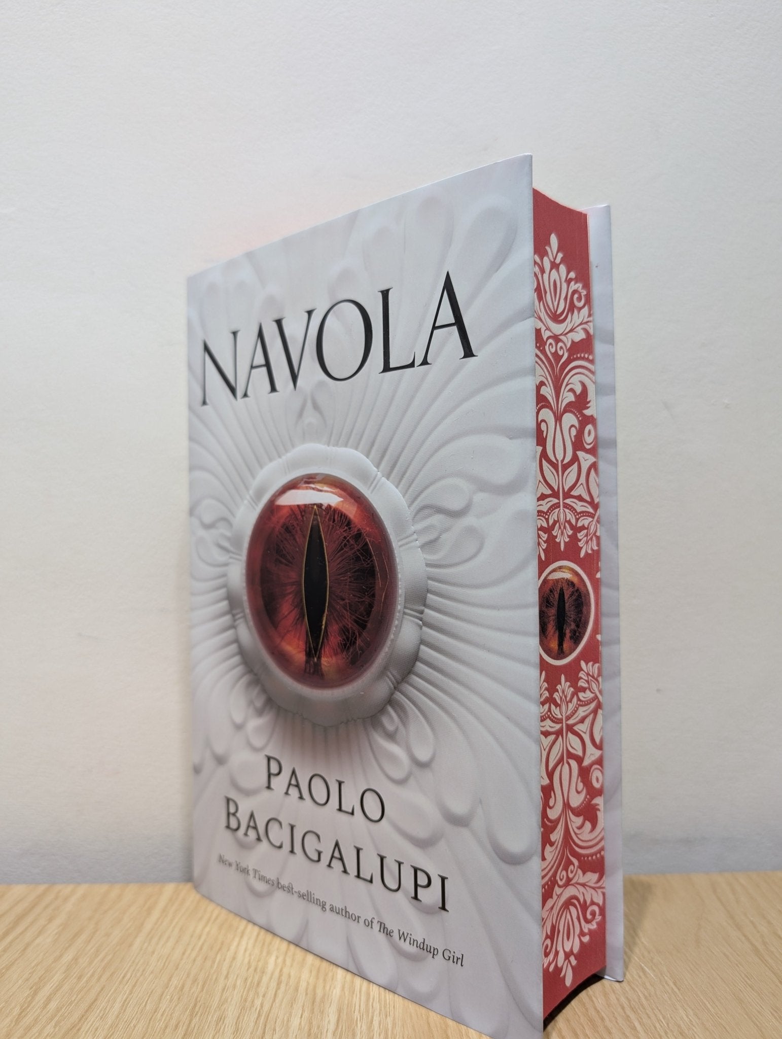 Navola by Paolo Bacigalupi (Signed First Edition with sprayed edges ...