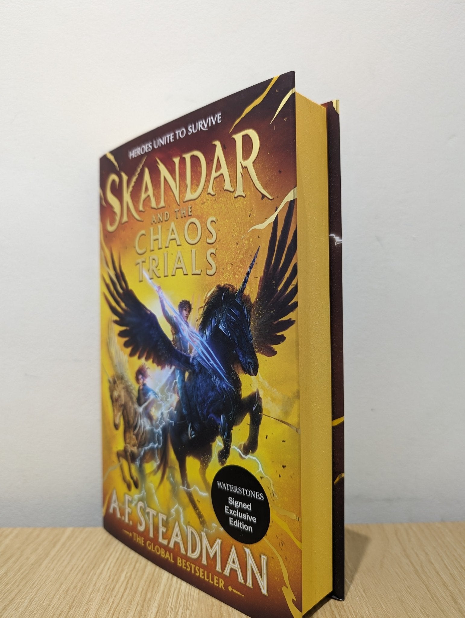 Skandar and the Chaos Trials by A.F. Steadman (Signed First Edition wi ...