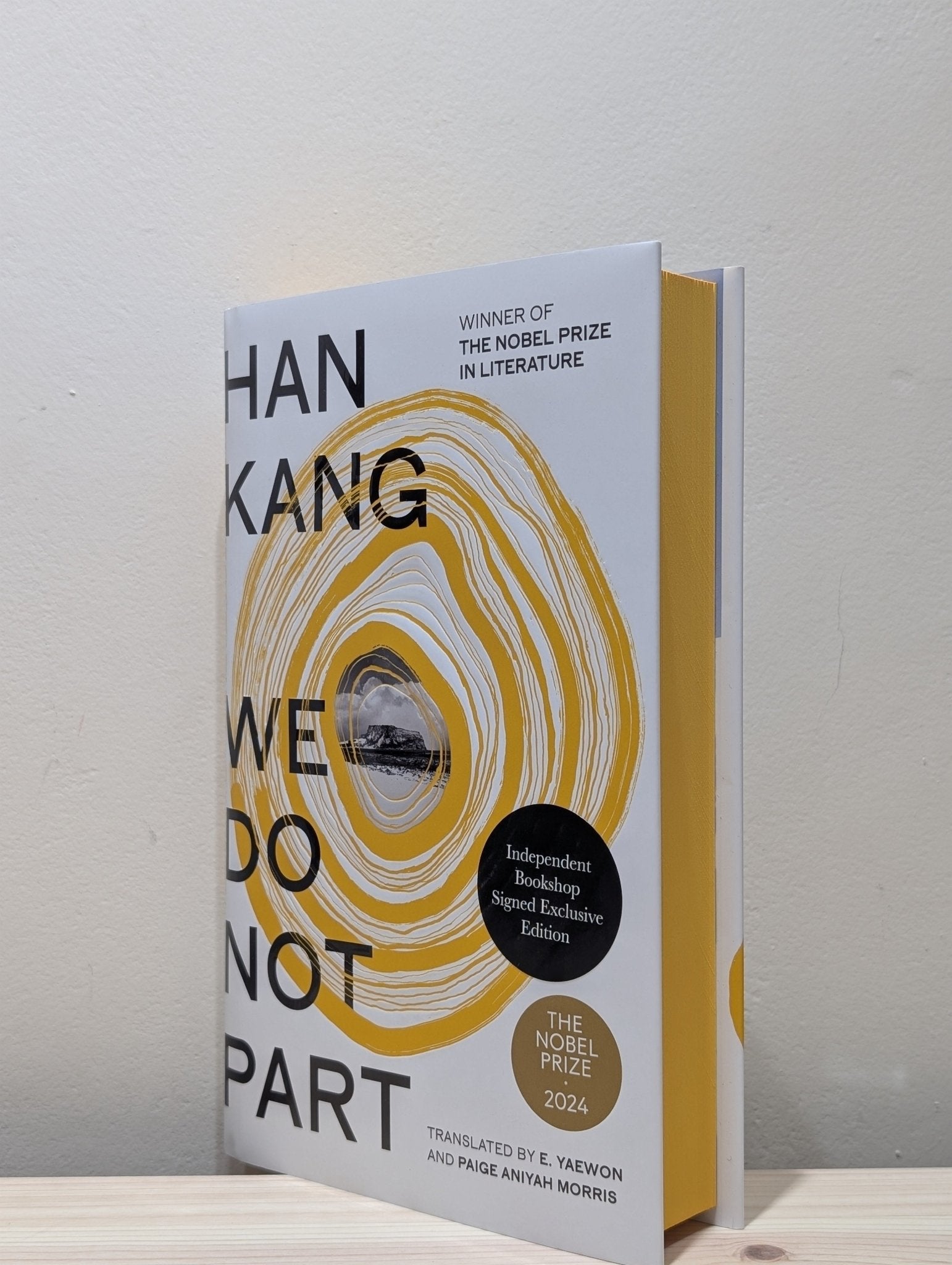 We Do Not Part by Han Kang (Signed First Edition with sprayed edges ...